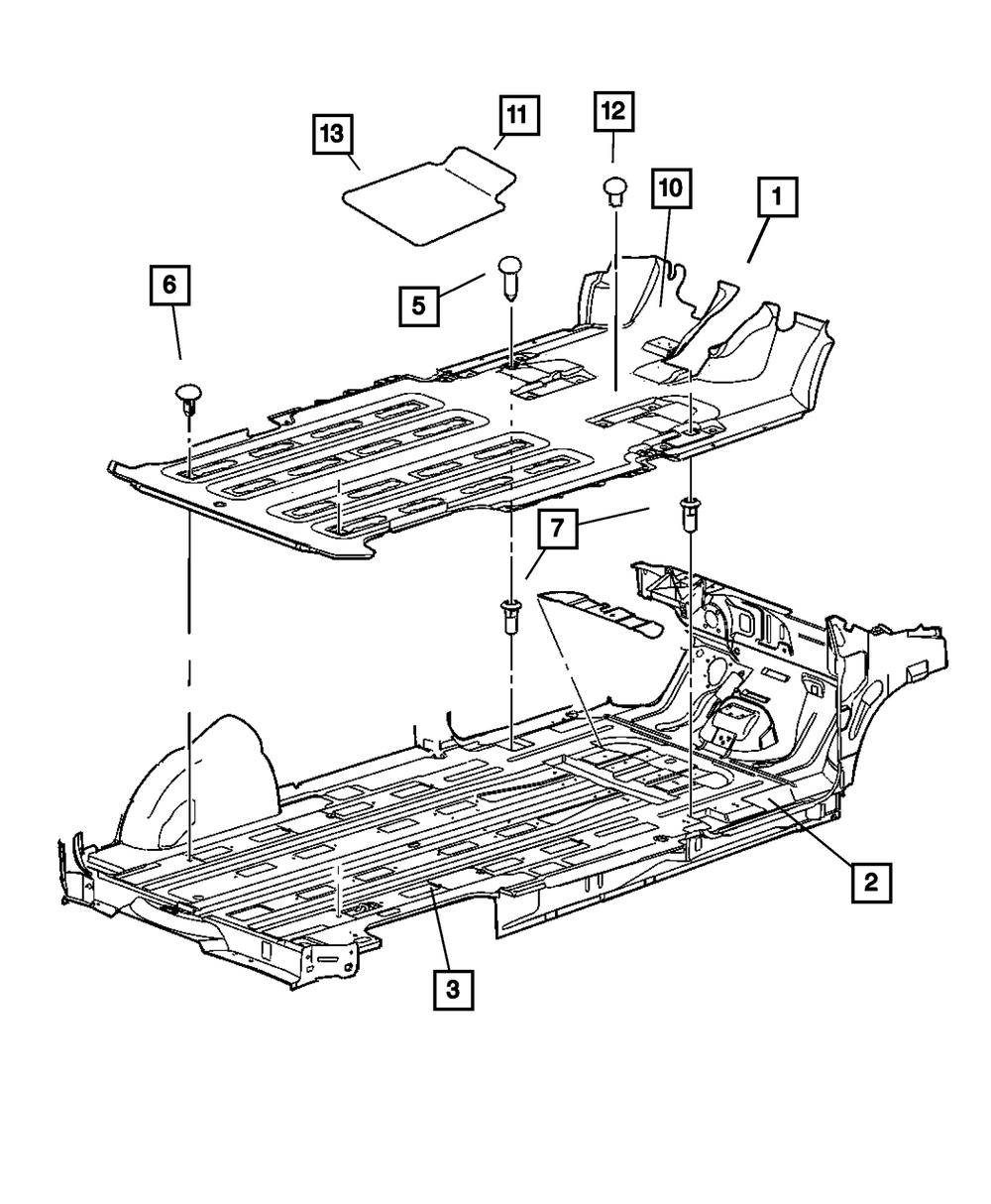 Genuine Mopar Floor Mat Kit YQ15ZJ8AB | eBay