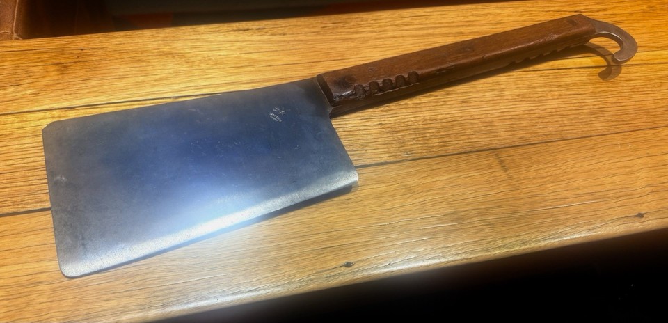 Antique East Bros Sydney Meat Cleaver Hog Splitter Large Butcher Knife ...
