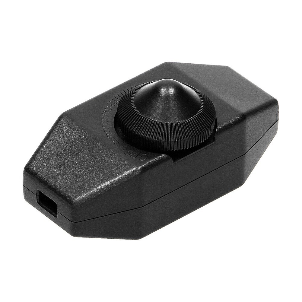 Compact Inline LED Dimmer with Built In Rotary Knob 2 Color Choices | eBay