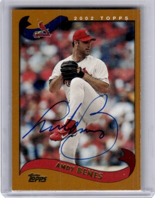 2002 Topps Andy Benes Auto St. Louis Cardinals #621 Signed IP | eBay