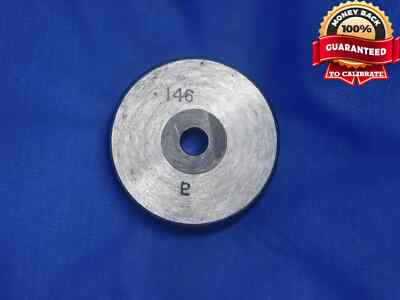 .1460 CARBIDE MASTER PLAIN BORE RING GAGE .1563 -.0103 5/32 3.708 mm ...