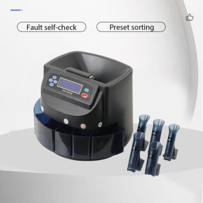 Coin Counter Machine Commercial USD Sorter/Wrapper/Roller Machine Money ...