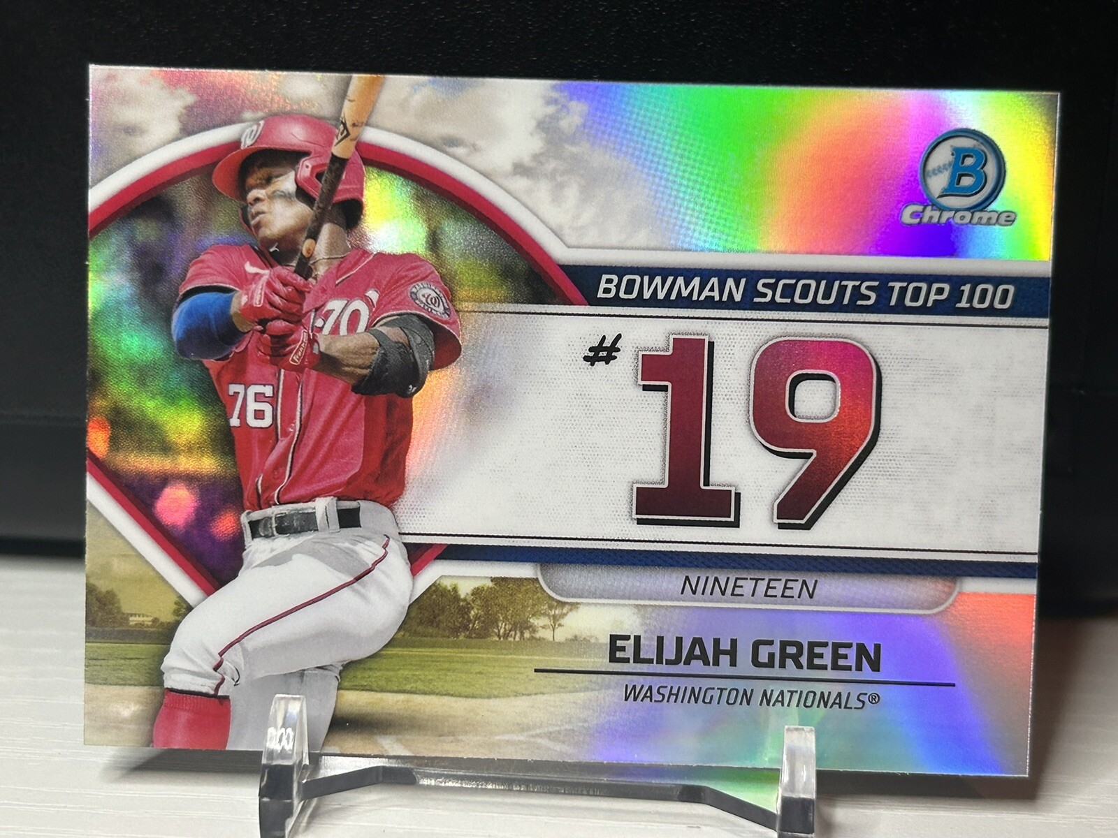 2023 Bowman Chrome Elijah Green Bowman Scouts Top 100 #BTP-19 ...