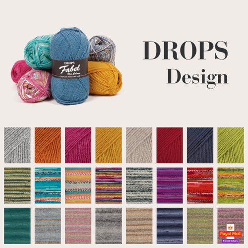 Drops Fabel 4 Ply 50g Knitting Crochet Yarn Baby, Wool, Polyamide | eBay UK