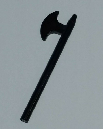 LEGO Minifig Weapon Halberd Axe Black Part No. 3448 NEW | eBay