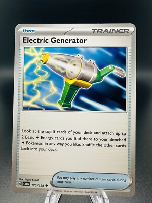 Pokemon TCG - Electric Generator 170/198 - Scarlet & Violet 2023 | eBay