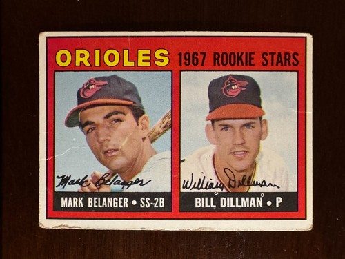 1967 TOPPS MARK BELANGER #558 ROOKIE STARS BILL DILLMAN | eBay