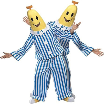 Cosplay Party Halloween Costume Mens Womens Fancy Dress B1/B2 Bananas ...
