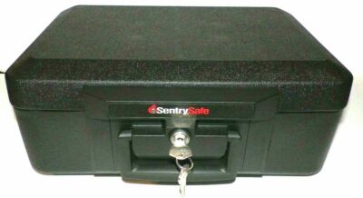 SentrySafe Keyed Fire Resistant Chest Safe Storage Box 14.5 x 10 x 5 | eBay