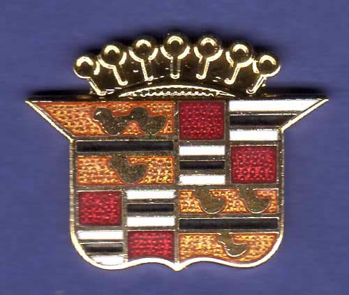 CADILLAC CREST HAT PIN LAPEL PIN TIE TAC ENAMEL BADGE #0706 A | eBay
