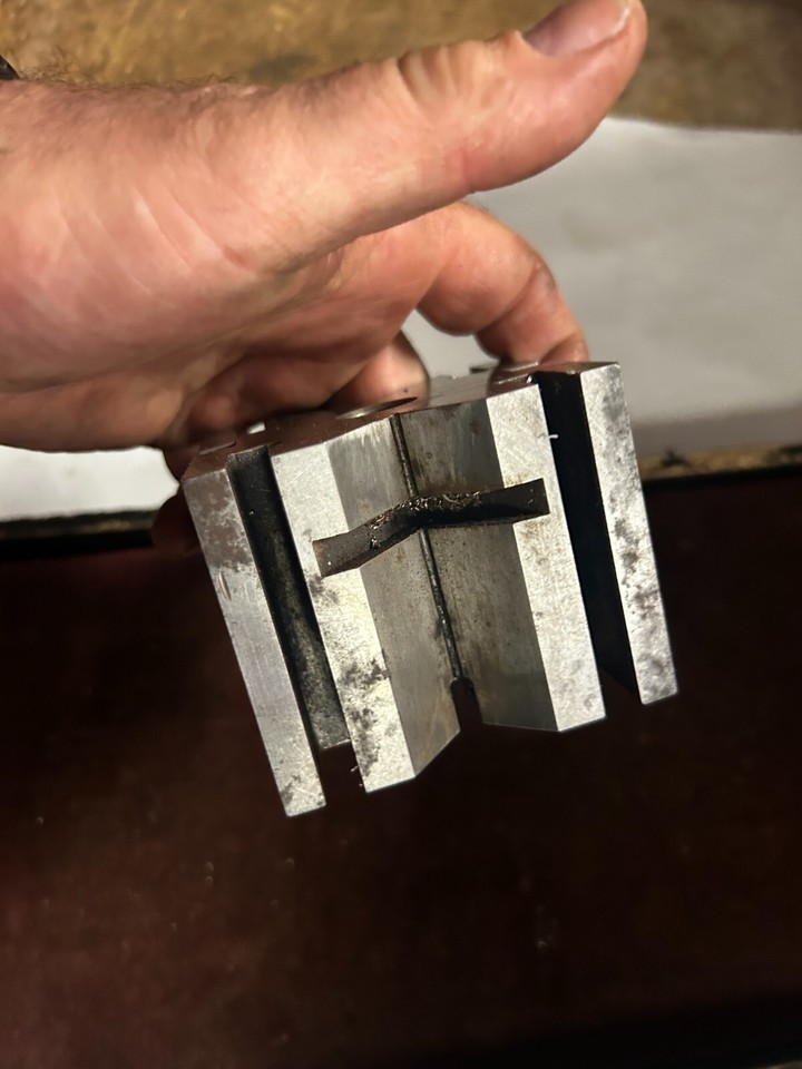 MACHINIST ShX TOOLS LATHE MILL Machinist Unusual Double Sided V Block ...