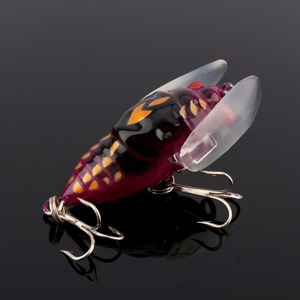 Fishing Tackle Lure Snakehead Bass Killer Insect Cicada Freshwater Bait ...
