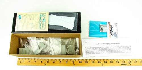 The Cimarron Works Sn3 RGS Caboose Train Car Model Kit 0409 | eBay