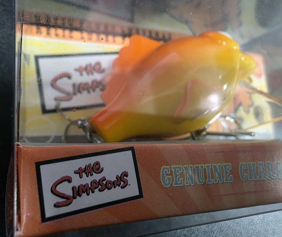 Vintage The Simpsons 2002 RARE Toxic Tuna Blinky By Relic Fishing Lures ...
