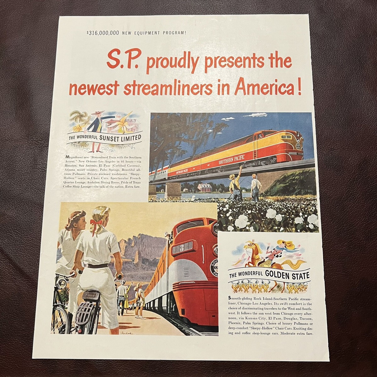 Sunset Limited Southern Pacific Railroad Southern Pacific "Sunset