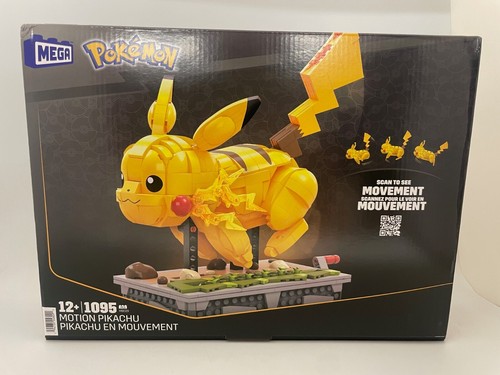 Mega Pokémon Building Toys Set Motion Pikachu with 1092 Pieces Running ...