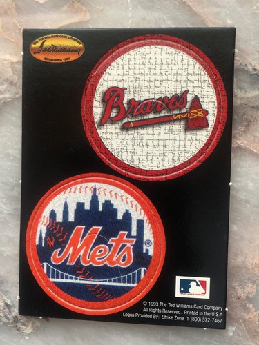 1993 Ted Williams Card Company Pogs Atlanta Braves New York Mets Team ...