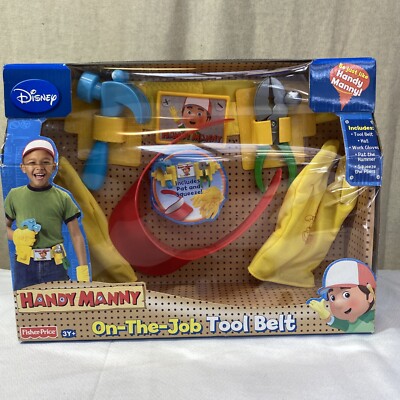 Handy Mandy On-The-Job Tool Belt Set Hat Gloves Hammer Pliers Disney ...