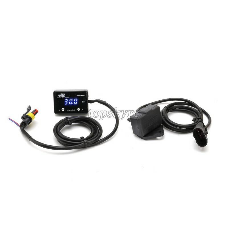 Universal Digital Boost Gauge PSI Turbo Boost Gauge Digital Display ...
