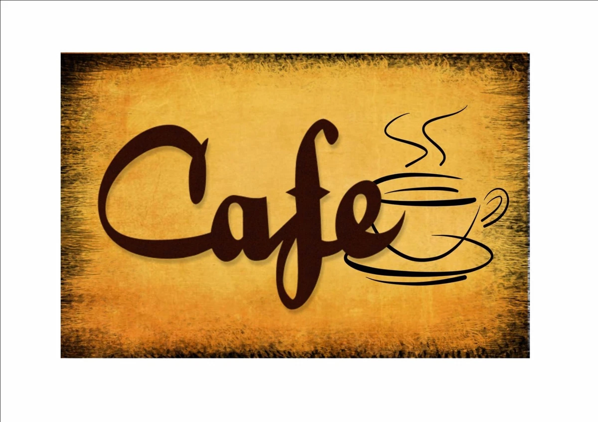 Vintage Cafe Sign