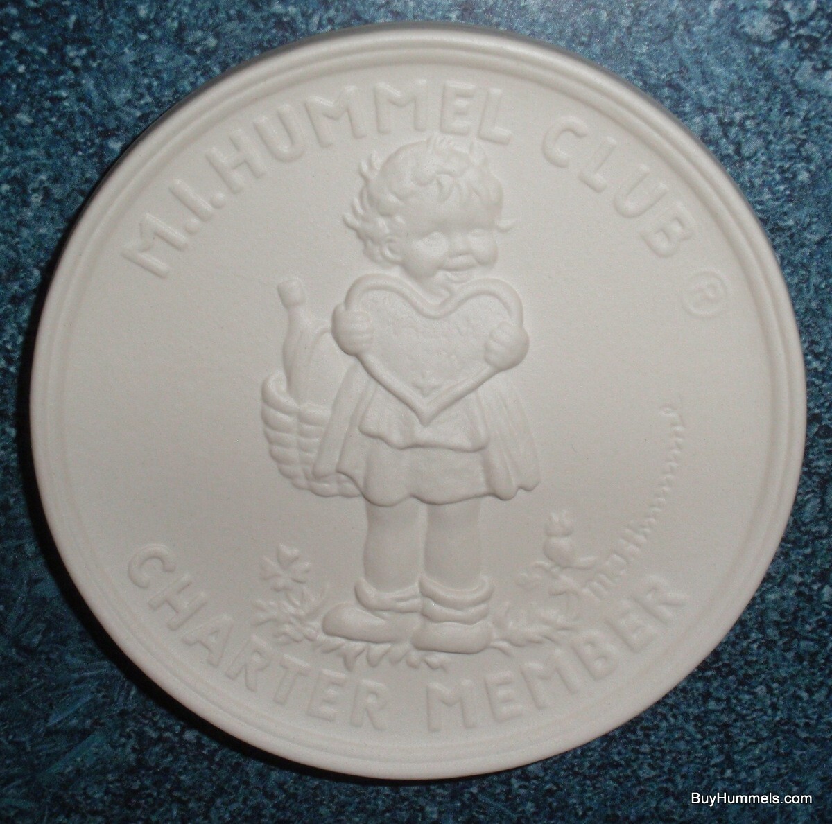 Valentine Gift Charter Member Plate Goebel Hummel Celebrate 20 years ...