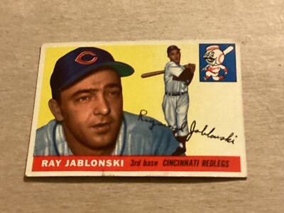 1955 Topps - #56 Ray Jablonski Cincinnati Redlegs baseball card - Near ...