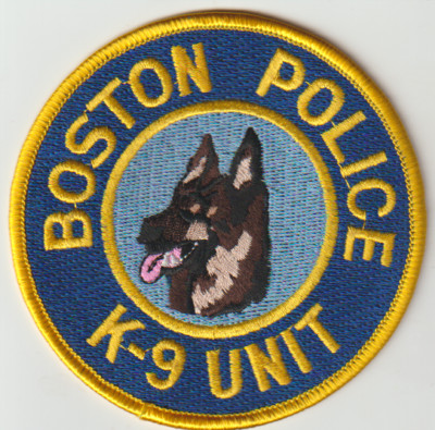 Boston MA K-9 Unit patch shipped from Australia | eBay