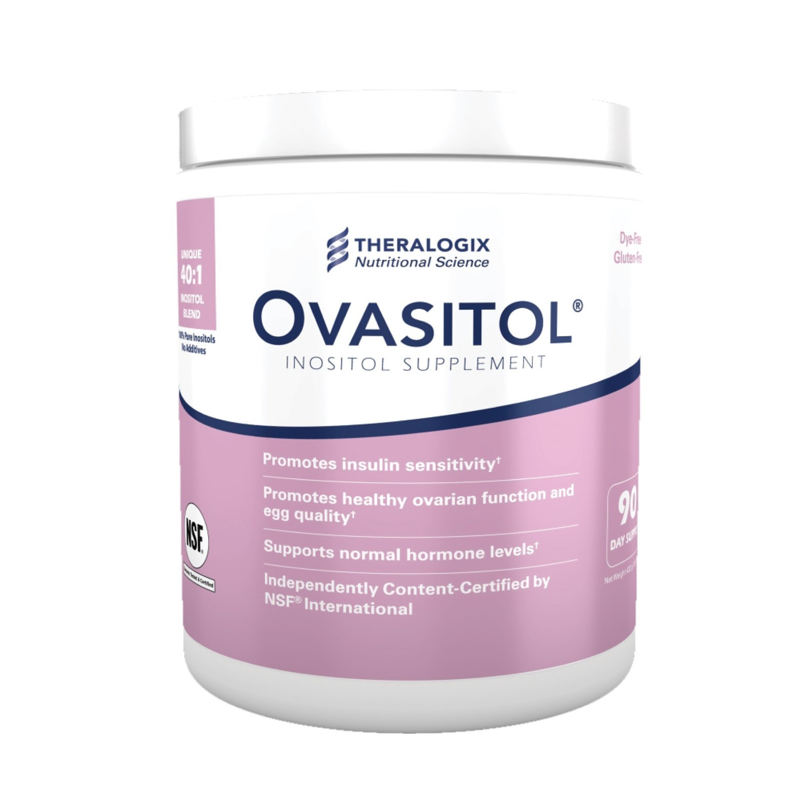 Ovasitol Inositol Powder - 90 Day Supply, 2000mg Myo Inositol & D-Chiro ...