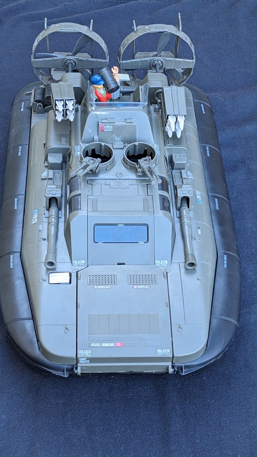 1984 Hasbro GI Joe ARAH Killer WHALE Hovercraft- 100% Complete, Some ...