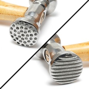 Hammer Metal Texturing Dimples & Narrow Stripe Metal Silversmith Hammer ...
