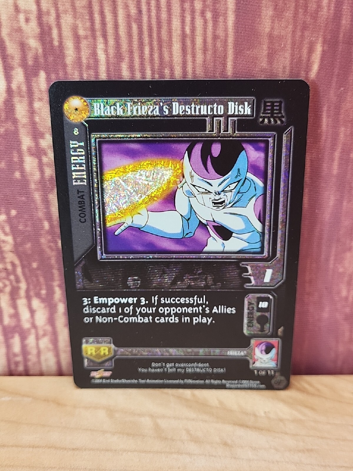 Dragon Ball GT CCG Black Friezas Destructo Disc ALT FOIL Limited Super ...