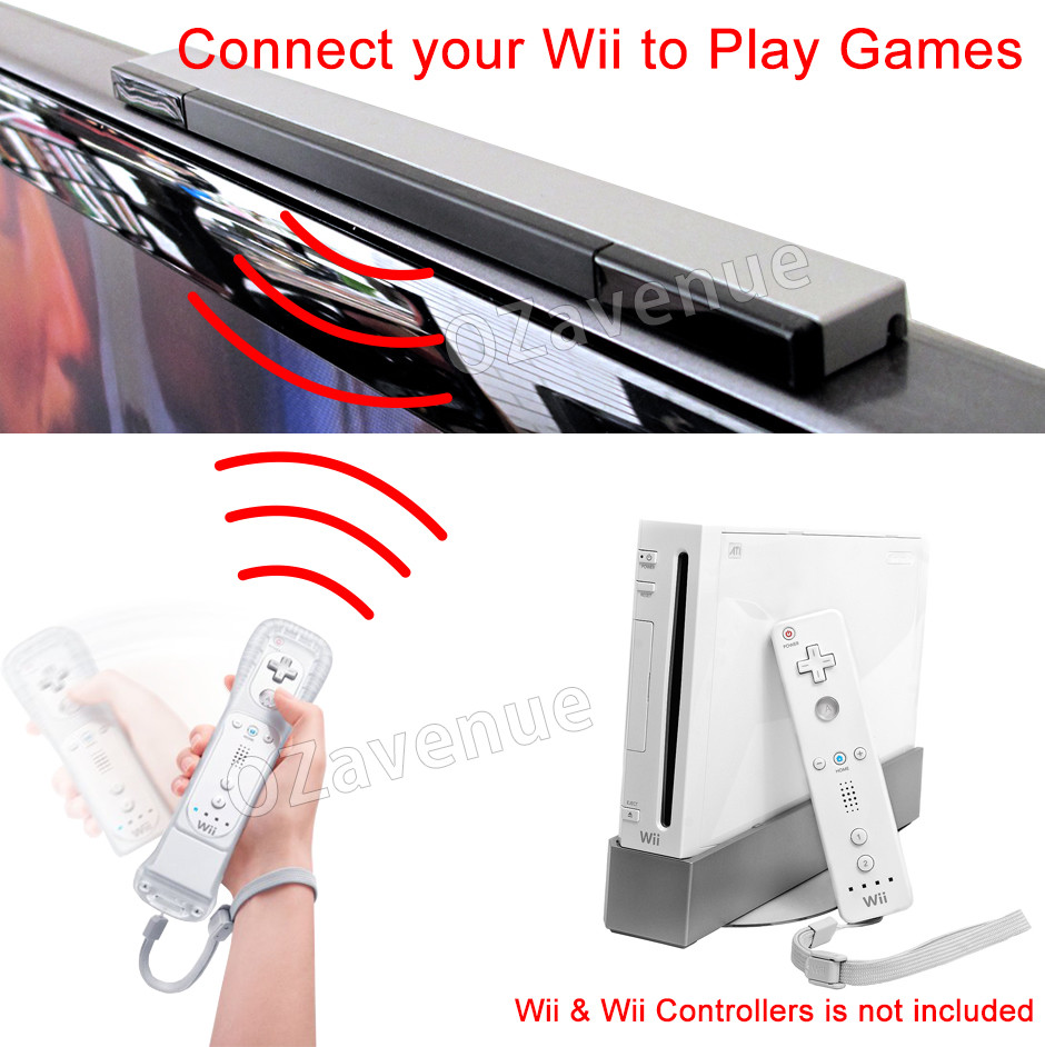 Infrared Ray Sensor Bar for Nintendo Wii / Wii U / Wii Mini Console AU ...