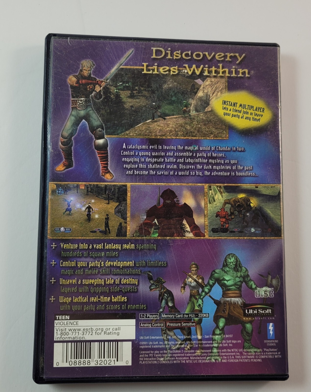 The Legend Of Alon Dar (Sony PlayStation 2 PS2) w/ Game & Case No ...