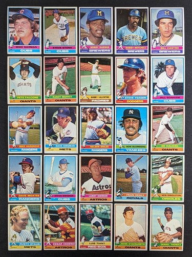 1976 Topps Baseball Set Break 25 Cards | eBay