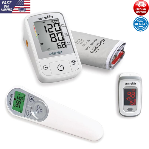 Telehealth Kit Blood Pressure Monitor Forehead Thermometer Pulse ...