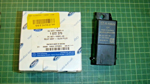 Genuine Ford 1.5 SOHC Di TC Diesel Dv5fd Glow Plug Relay 11/2017 ...
