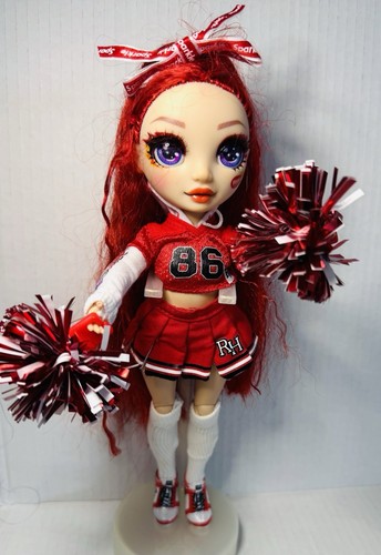 Rainbow High Cheer Ruby Anderson Red Fashion Cheerleader Doll 11" | eBay