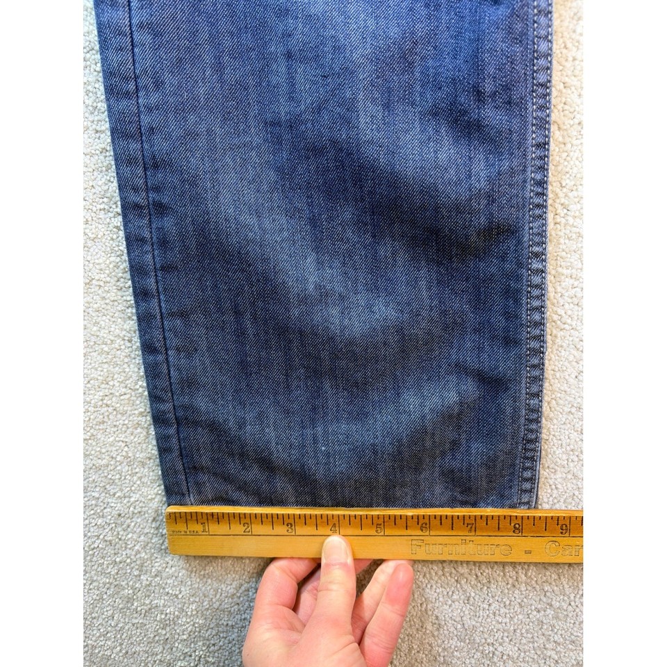 Levi's 514 Jeans Men's 33x30 Blue Denim Straight Leg Sheen Color | eBay