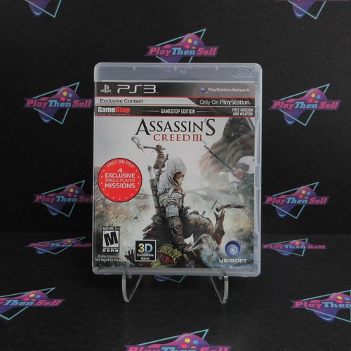 Assassin's Creed III GameStop PS3 PlayStation 3 - Complete CIB | eBay