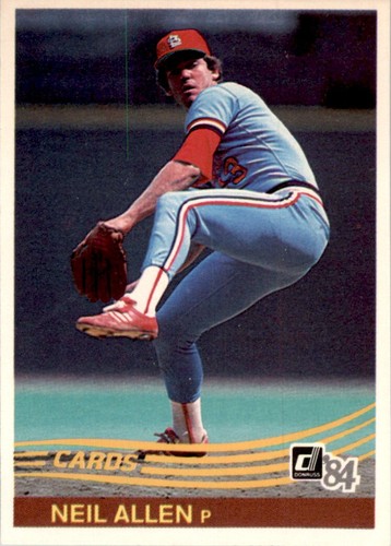 1984 Donruss Neil Allen St. Louis Cardinals #109 | eBay