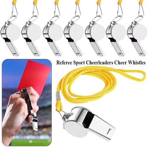 Rope Cheerleaders Metal Whistle Cheerleading Tool Stainless Steel ...
