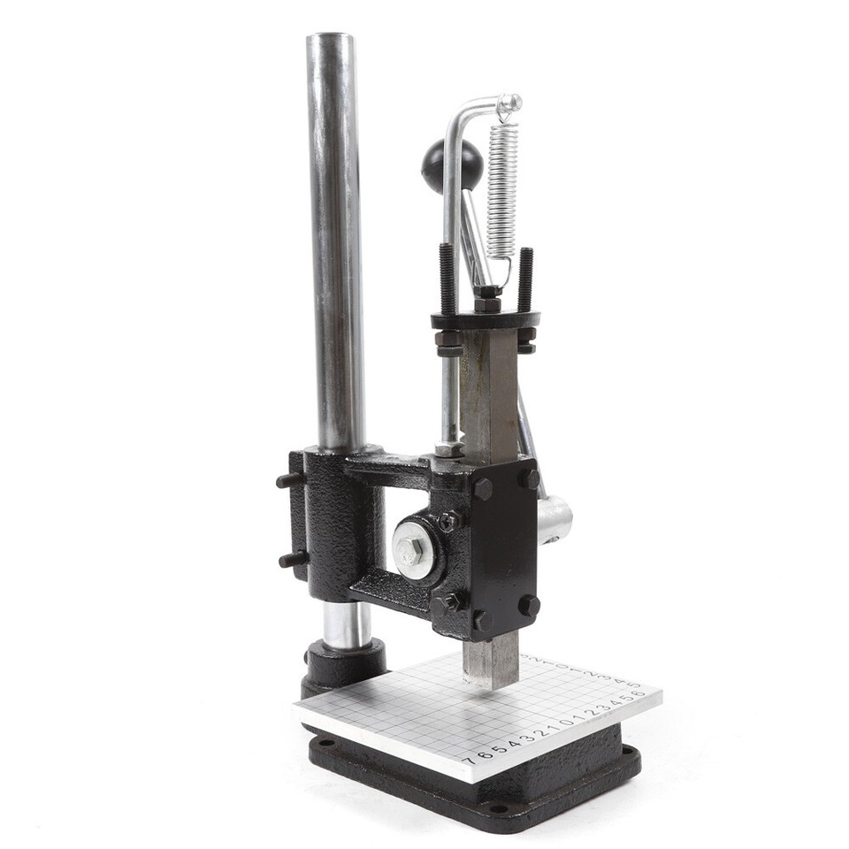 Leather Craft Imprinting Machine Embossing Press DIY Leather Stamp ...