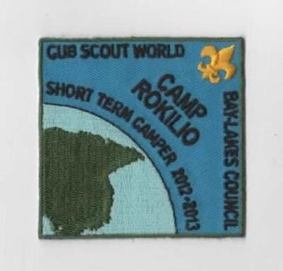 2012-2013 Camp Rokilio Cub Scout World Bay-Lakes Council DGR [CA-2402 ...