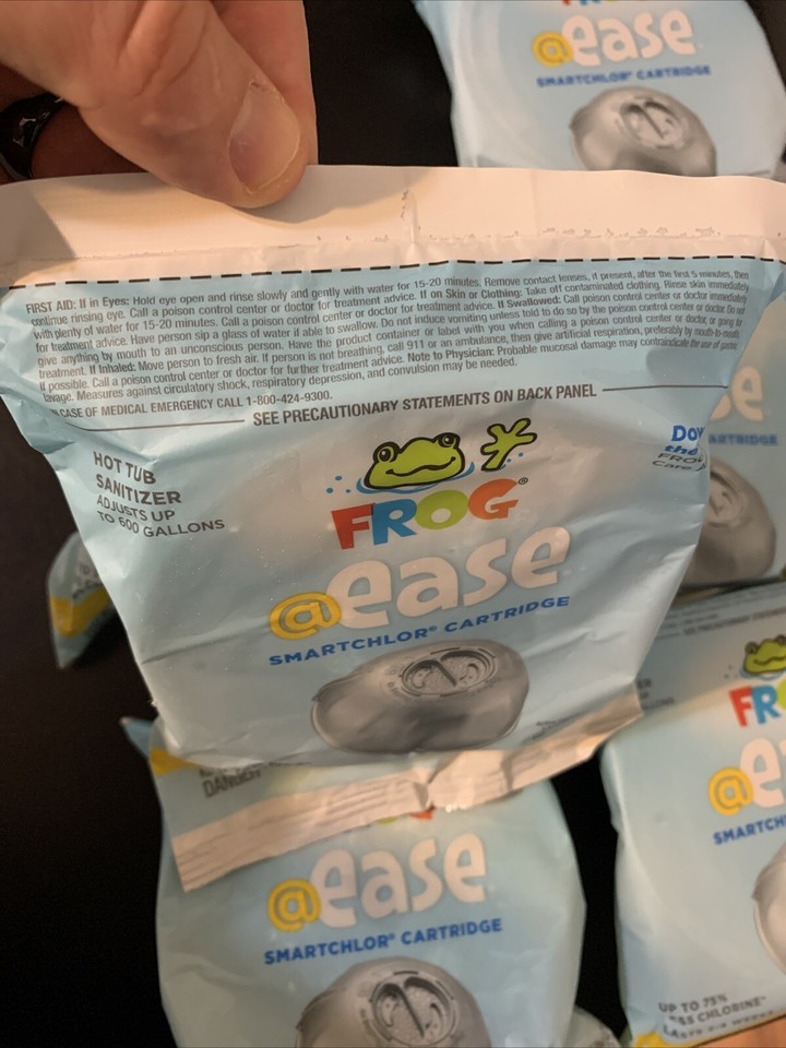 FROG -@Ease Floating Replacement SmartChlor Cartridge Lot 6 -Pack Frog ...