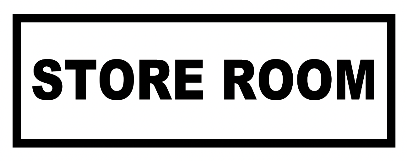 Store Room Sign Self Adhesive Sticker Decal Notice for Door Office ...