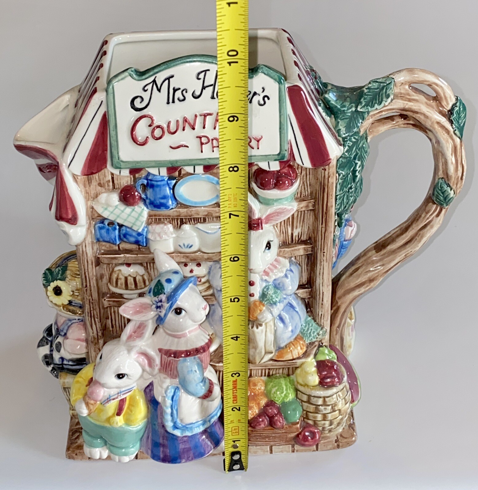 Fitz and Floyd Old MacDonald's Country Fair Pitcher /Mrs Hopper’s ...