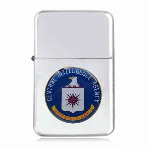 CENTRAL INTELLIGENCE AGENCY CIA FLIP METAL PETROL LIGHTER | eBay