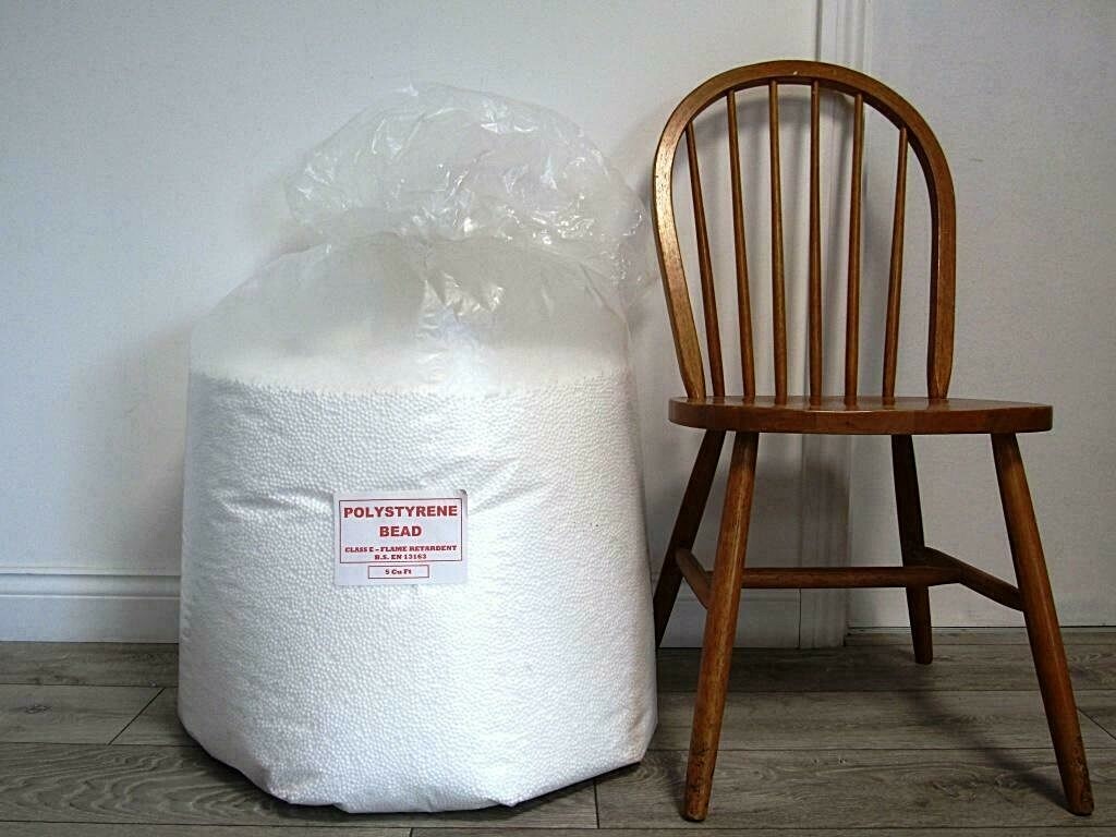 Polystyrene Beans, Beanbag Refill, Filling Top up Filler Booster Beads ...