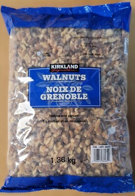 Kirkland Signature Walnuts US#1 GRADE WALNUT 3 lbs/1.36KG- FREE ...