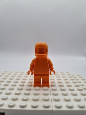 LEGO Spaceman minifigure - Monochrome Orange- No Space logo on torso ...